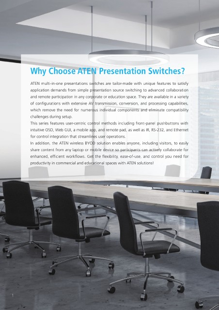 Page 4 - ATEN Presentation Switch Series Guide