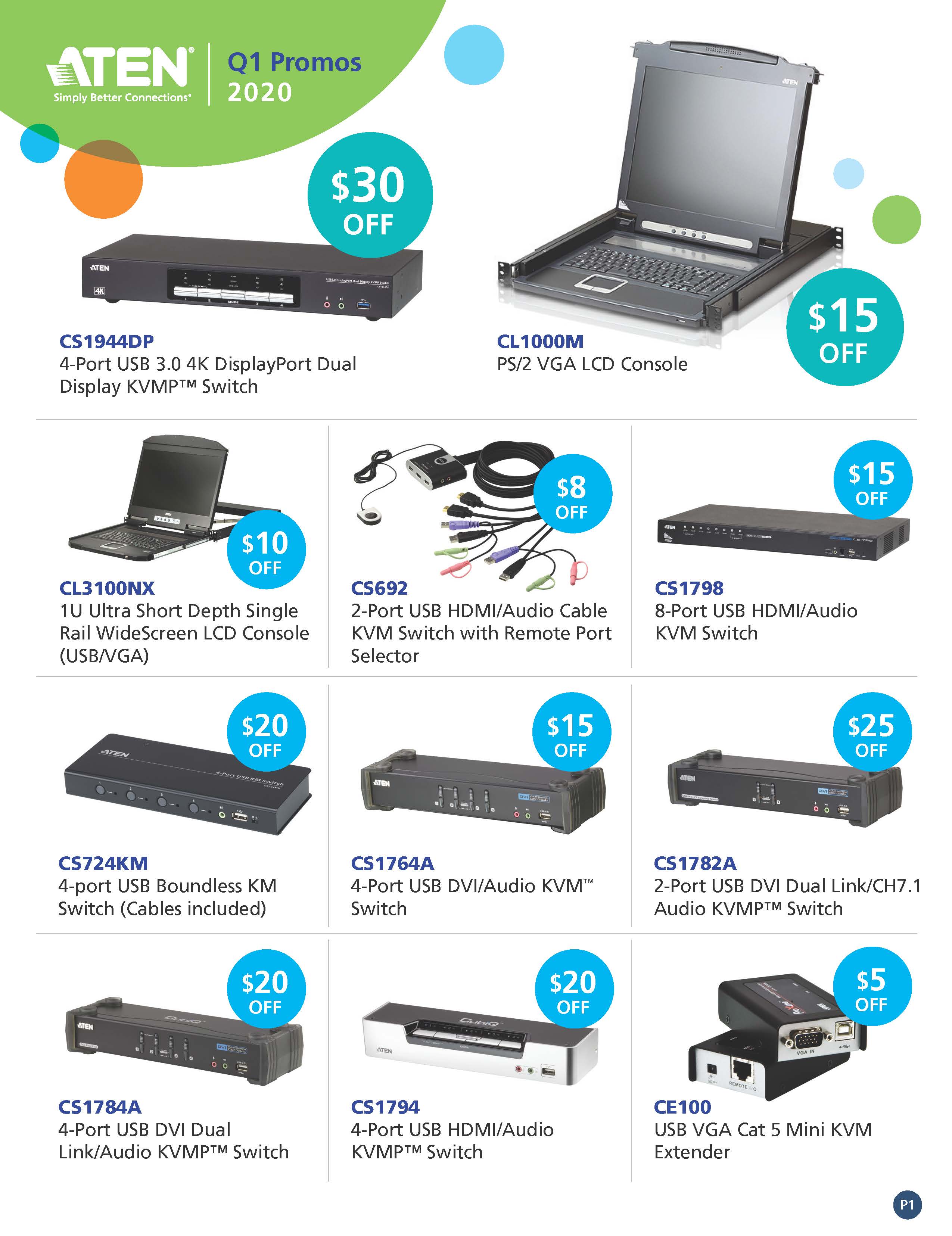 Quarterly Promos | ATEN U.S.A.